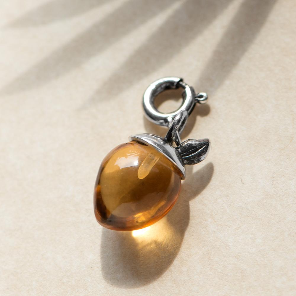 Mango Silver Charm