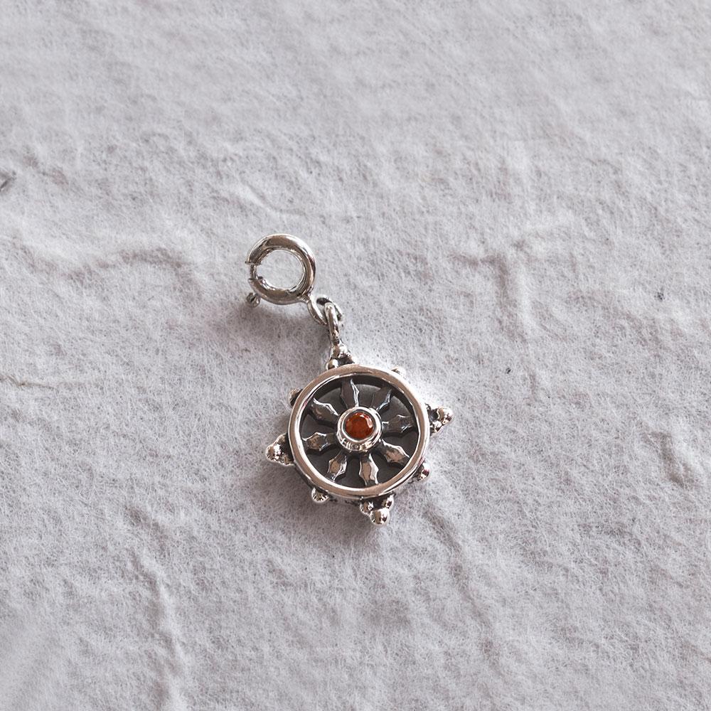 Wheel of Life Silver Charm