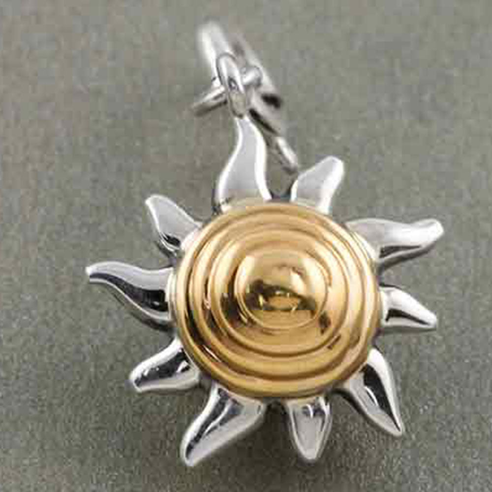 Sunshine Silver Charm