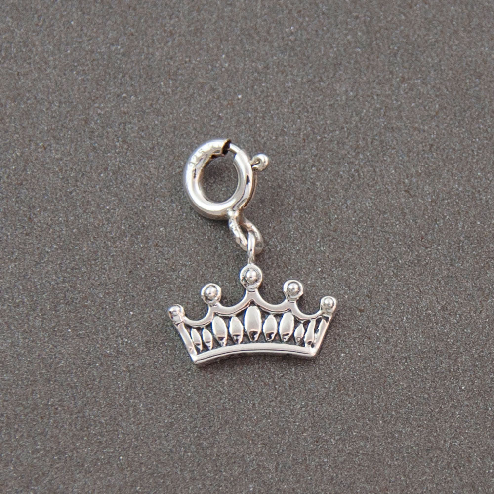 Princess Tiara Silver Charm